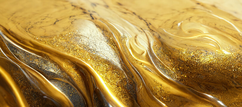 Melted Gold Texture