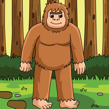 Finding Bigfoot Clipart