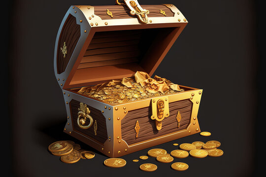 Gold Treasure Box Images – Browse 51,196 Stock Photos, Vectors, and ...