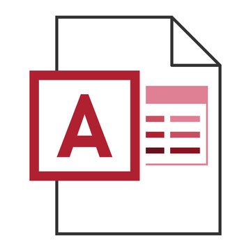 Microsoft Access Database Icon