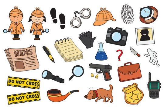 Detective Clip Art Images – Browse 15,823 Stock Photos, Vectors, and ...