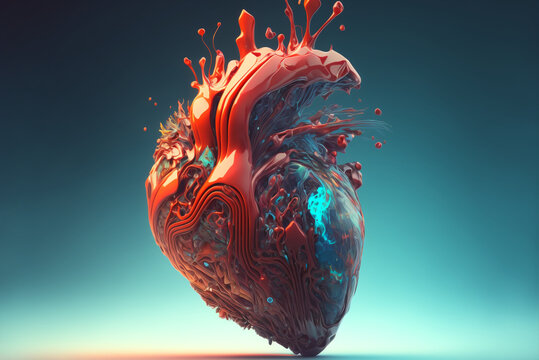 Watercolor Anatomical Heart Images – Browse 463 Stock Photos, Vectors ...