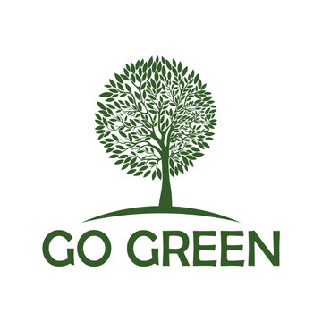 Go Green Tree Logo