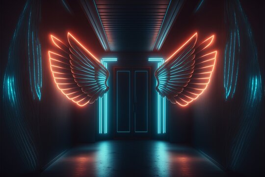 Neon Wings Images – Browse 11,547 Stock Photos, Vectors, and Video ...