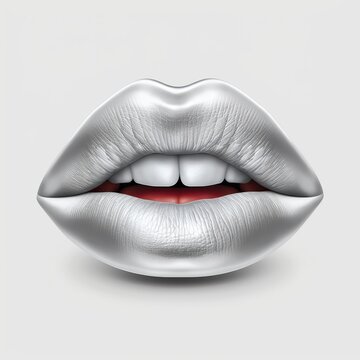 Metallic Silver Lipstick