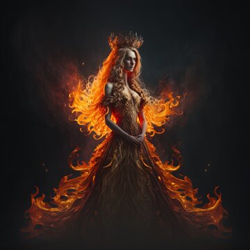 Fantasy Fire Queen