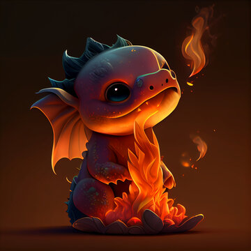 Real Baby Fire Dragons