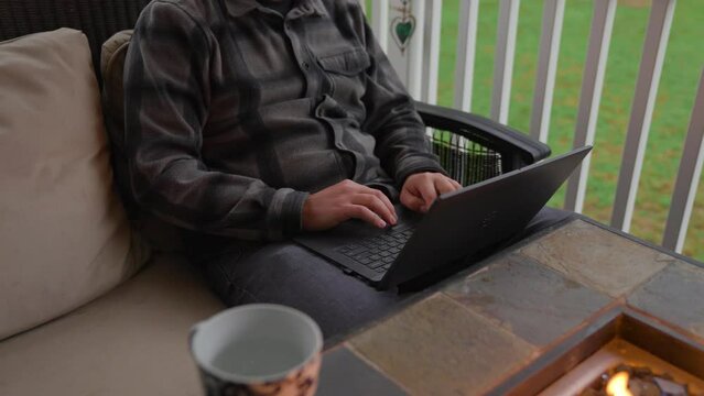 Laptop On Porch Images – Browse 2,627 Stock Photos, Vectors, and Video ...