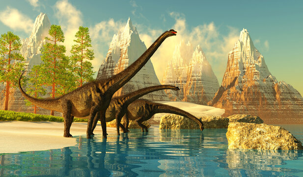 Imágenes de Sauroposeidon: descubre bancos de fotos, ilustraciones ...