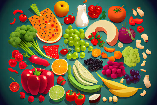 "Healthy Food Background" Images – Browse 452 Stock Photos, Vectors ...