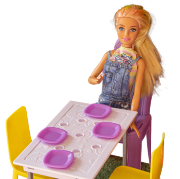 Barbie Dining Room Set