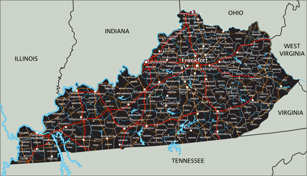 Louisville Ky Road Map