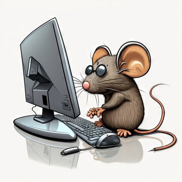 Cartoon Mouse Keyboard Images – Browse 4,084 Stock Photos, Vectors, and ...