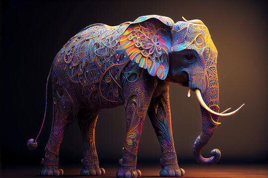 Elephant Psychedelic Images – Browse 1,201 Stock Photos, Vectors, and ...