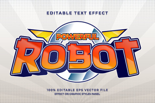 Text Effect Robot Images – Browse 2,393 Stock Photos, Vectors, and ...