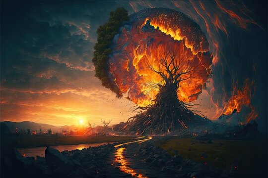 Planets Real Fire
