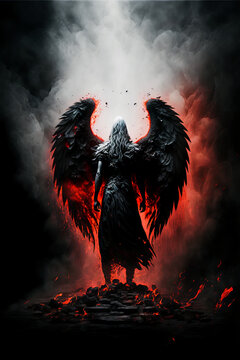 Male Fallen Angel Wallpaper