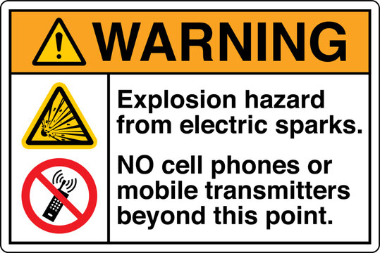 Explosion Hazard Sign