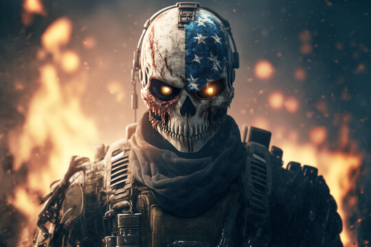 Skull Soldier Wallpapers In 3d