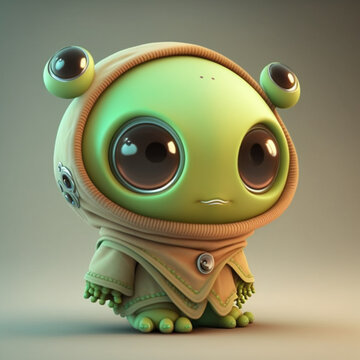 Cute Drawn Aliens