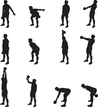 Kettlebell Swing Silhouette