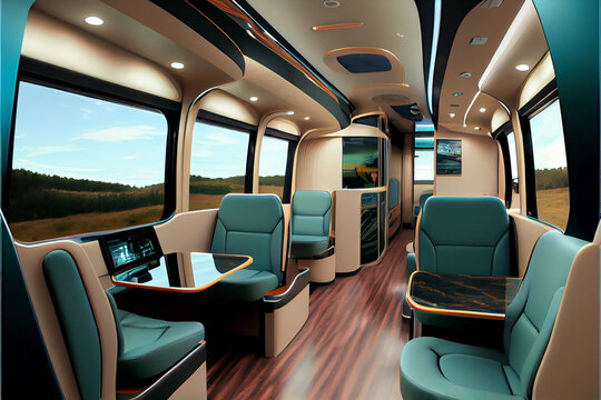 Luxury Bus Interior Images – Browse 1,208 Stock Photos, Vectors, and ...
