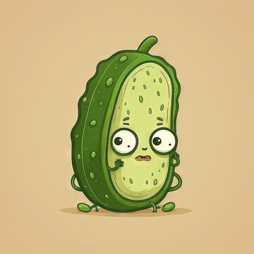 Angry Pickle Cartoon