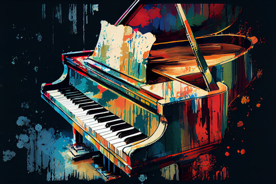 Musical Keyboard Art