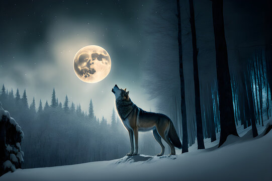 Wolf Bark At The Moon