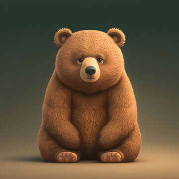 Sad Bear Cartoon