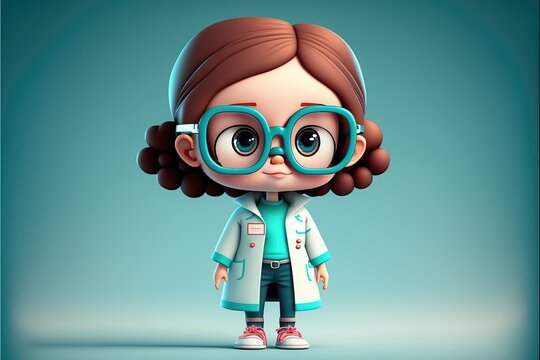 Surgeon Cartoon Character