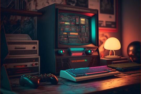 "Retro Gamer"-Bilder: Stock-Fotos & -Videos. | Adobe Stock
