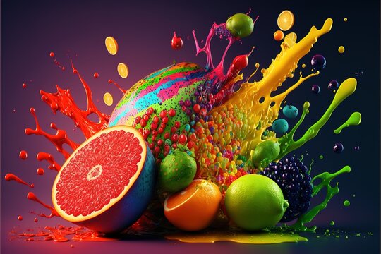 Panel Fruit Splash