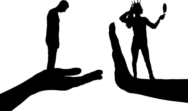 Selfish Person Clipart