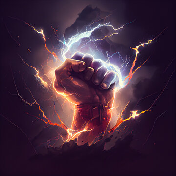 Fist Lightning Bolt Images – Browse 1,302 Stock Photos, Vectors, and ...