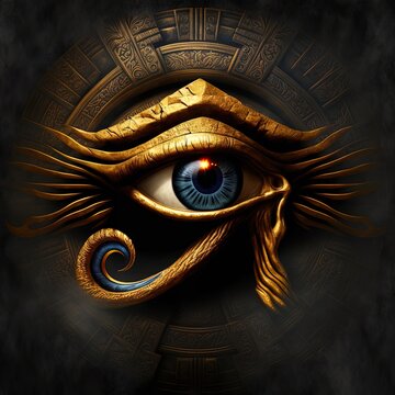 Egyptian All Seeing Eye Art
