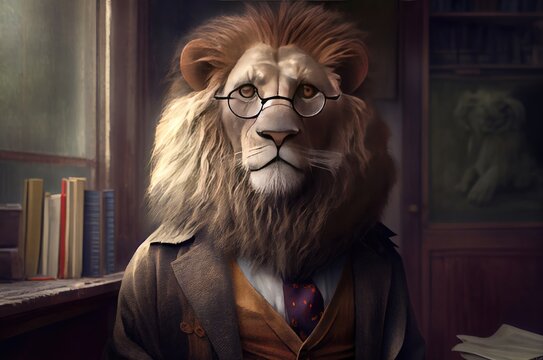 「ライオン先生」の写真素材 | 602件の無料イラスト画像 | Adobe Stock
