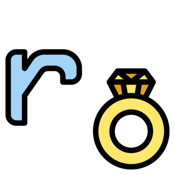 Lower Case Letter R Clipart