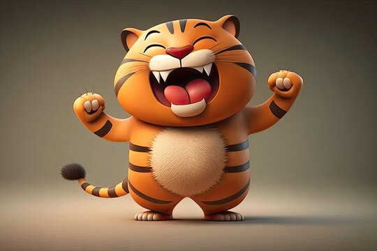 Old Tiger Cartoon Characters