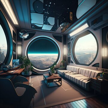Sitting Room A Space Station