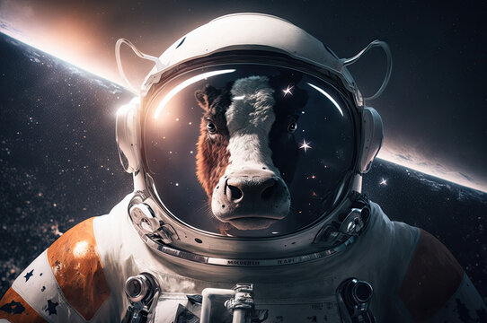 Cow Astronaut