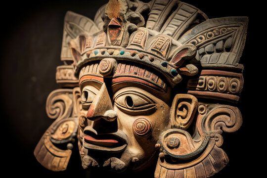 Ancient Aztec Masks