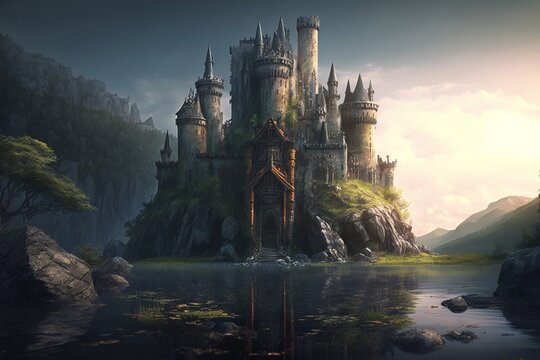 Enchanted Castle Wallpaper
