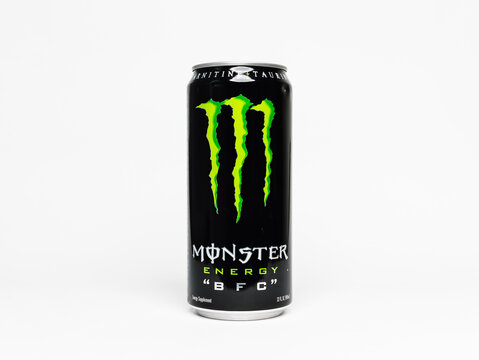 Sfondo Del Logo Monster Energy Rosso