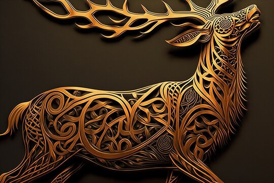 Celtic Stag Tattoo