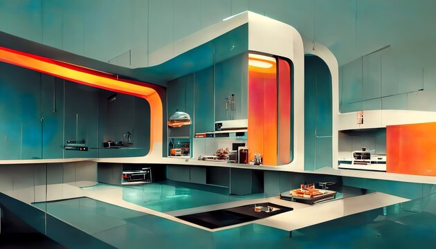 Futuristic Kitchen