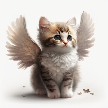 Cute Cats With Wings