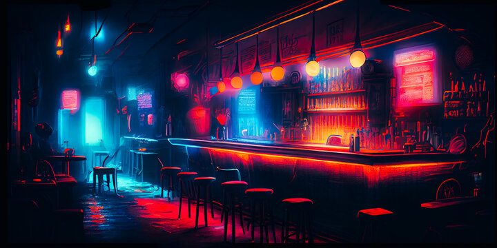 Nightclub Background Red