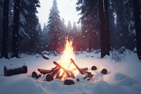 Campfire Winter