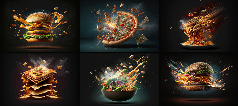 Exploded Hamburger Bilder – Durchsuchen 1,899 Archivfotos ...